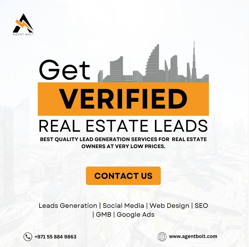 Dubai Off Plan Leads - Real Estate Lead Generation in UAE